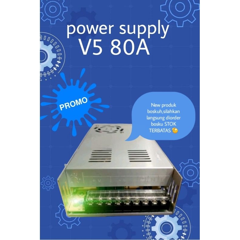 Jual Switching Power Supply PSU 5V 80A High Quality, 5 Volt80 Ampere ...