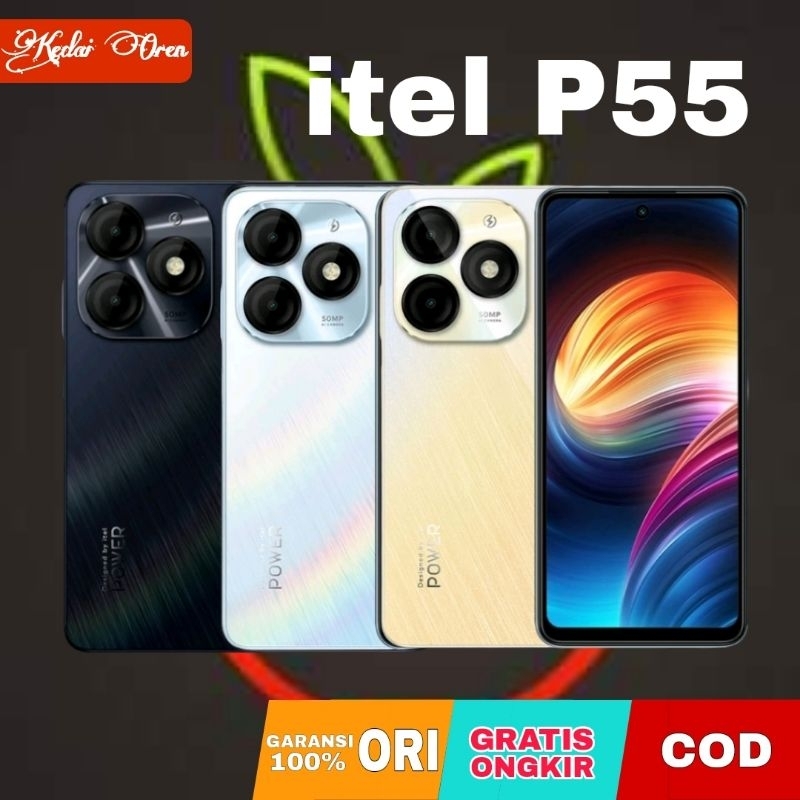 Jual ITEL P55 RAM 8/128 GB 8/256 GB Garansi Resmi | Shopee Indonesia