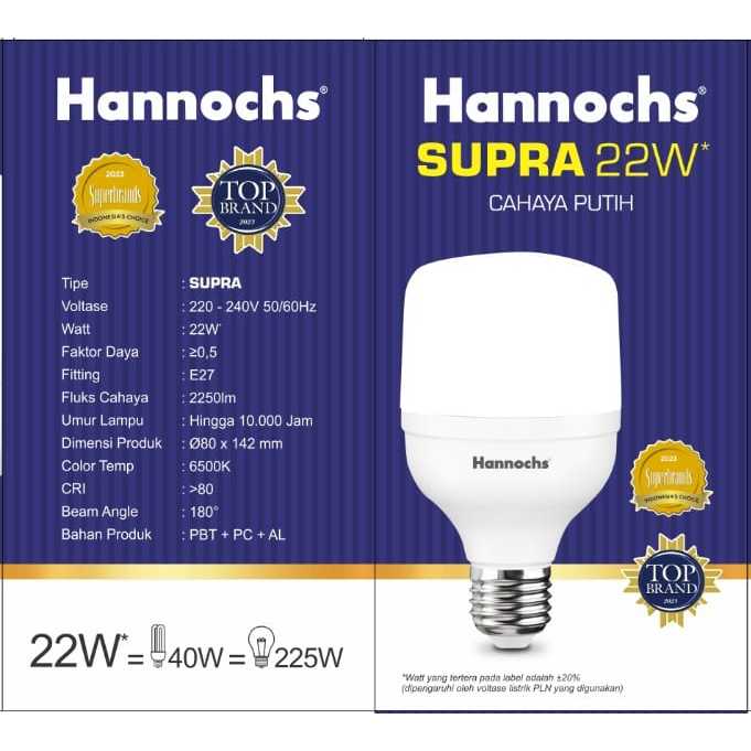 Jual LAMPU LED CAPSULE HANNOCHS SUPRA 22W BOHLAM LED HANNOCHS SUPRA 22 WATT BOHLAM LED CAPSULE ...