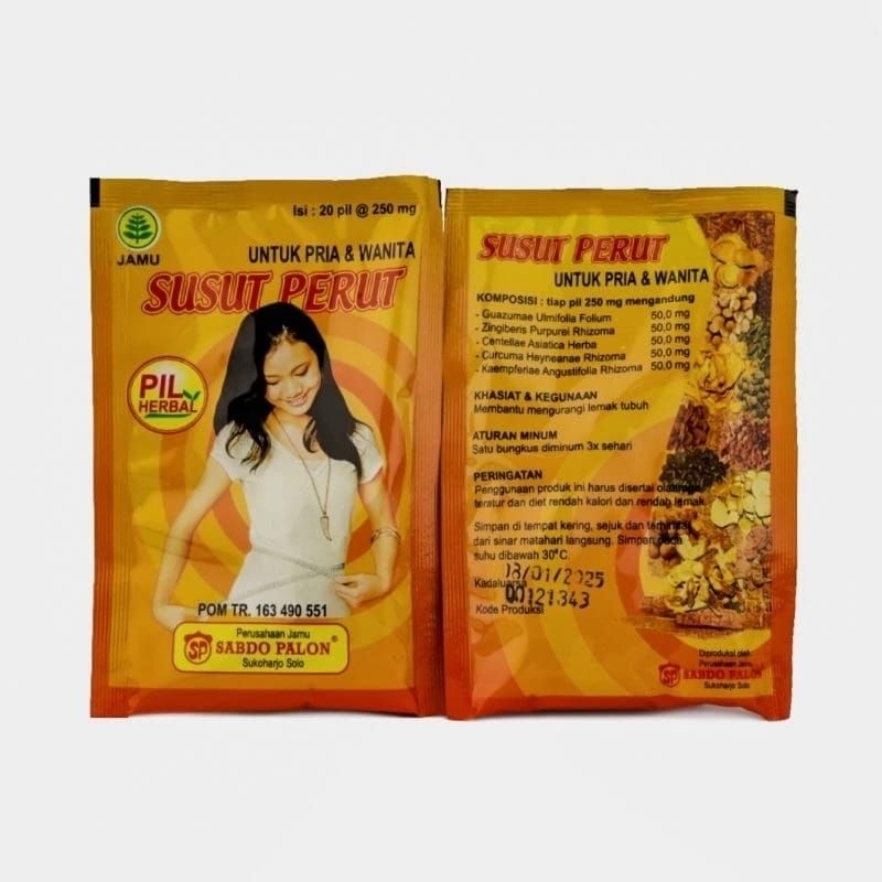 Jual Jamu Pil Susut Perut Sabdo Palon (1 Pack isi 10 Sachet) Untuk ...