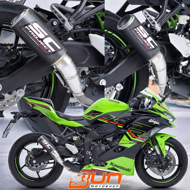 Jual SC PROJECT CRT CARBON TITANIUM SLIP ON ORIGINAL NEW ZX25R ZX25RR ...