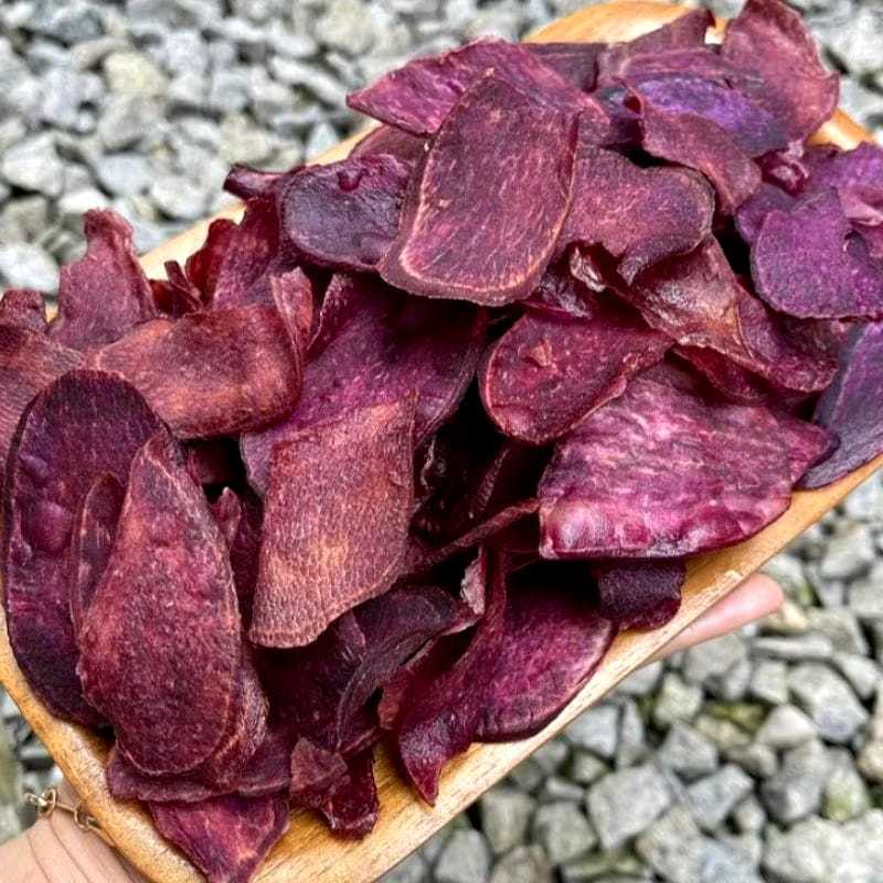 Jual 100 GRAM KERIPIK UBI JALAR UNGU MANIS RENYAH | KERIPIK TELO UNGU ...