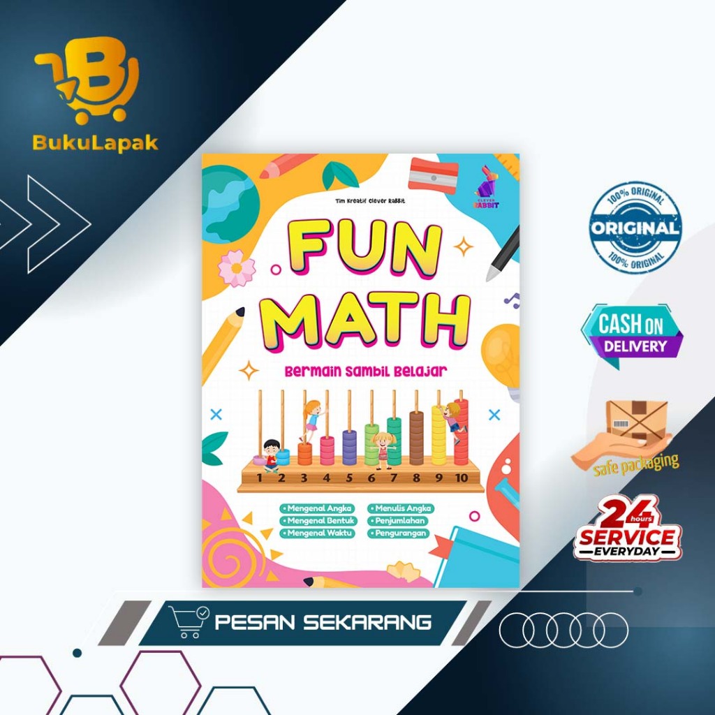 Jual Buku Matematika Anak TK Paud - Fun Math Bermain Sambil Belajar ...