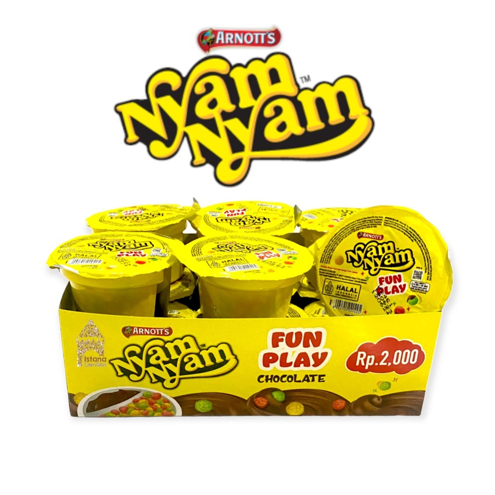 Jual Nyam Nyam FUN PLAY CHOCOLATE 12x11gr (1pack) | Shopee Indonesia