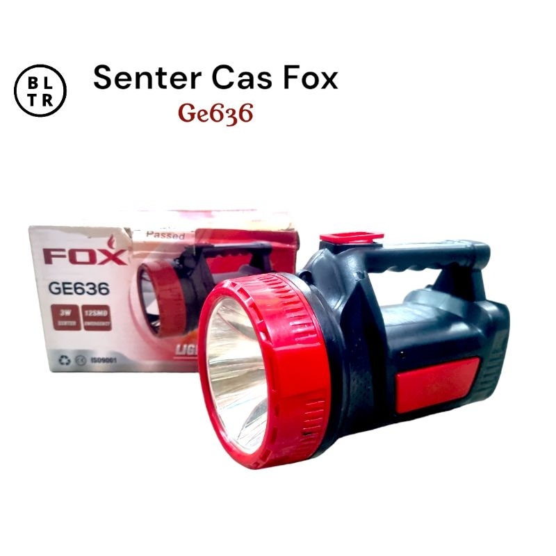 Jual PCS//SENTER CAS FOX 2IN1 GE-636/ LAMPU SENTER/ SENTER CAS /BATERAI ...