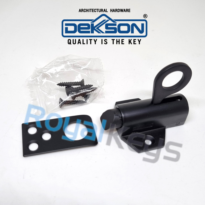 Jual Spring Knip Dekson Dekkson SK 018 BR Hitam Kunci Jendela Kayu ...