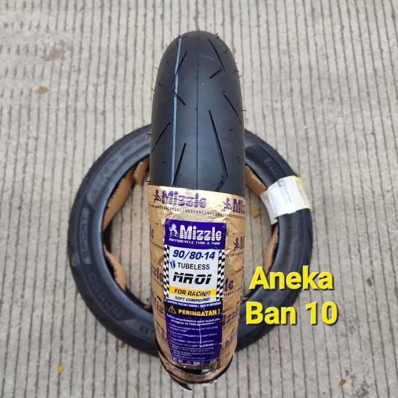 Jual Ban Mizzle 90/80-14 MR01 Tubeless Soft Compound MR 01 | Shopee ...