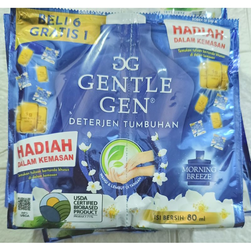 Jual Gentle gen sachet beli 6 gratis 1 X 80ml | Shopee Indonesia