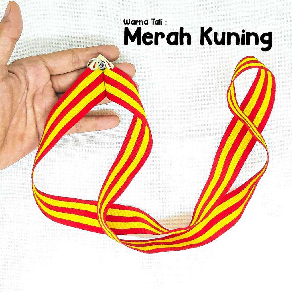 Jual TALI MEDALI LEBAR 3CM SUDAH TERPASANG SIKU TANPA MINIMAL ORDER ...