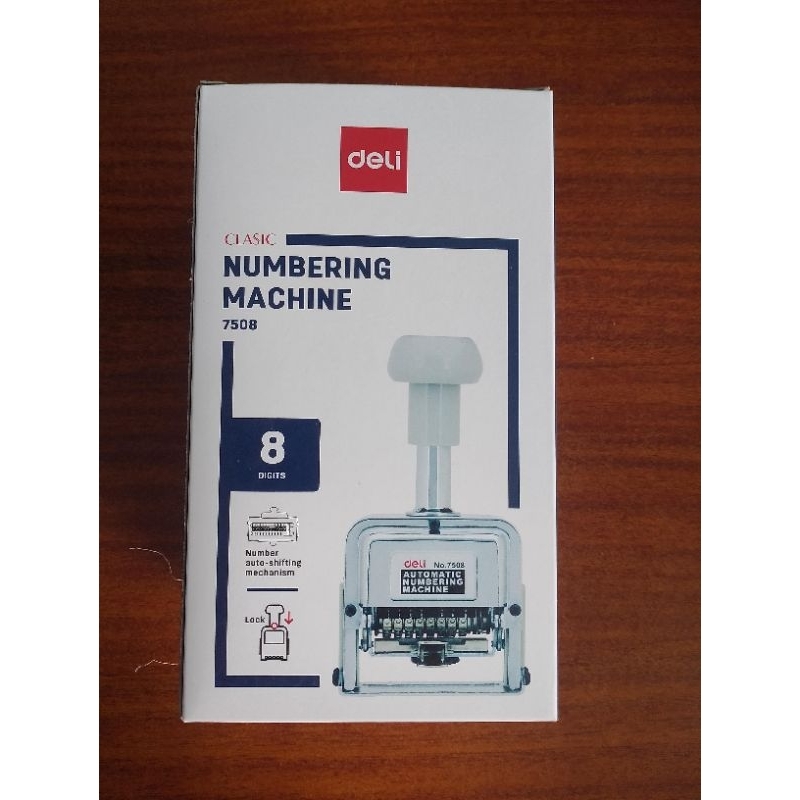 Jual Stempel Nomor / Angka Otomatis / Automatic Numbering Stamp Deli ...