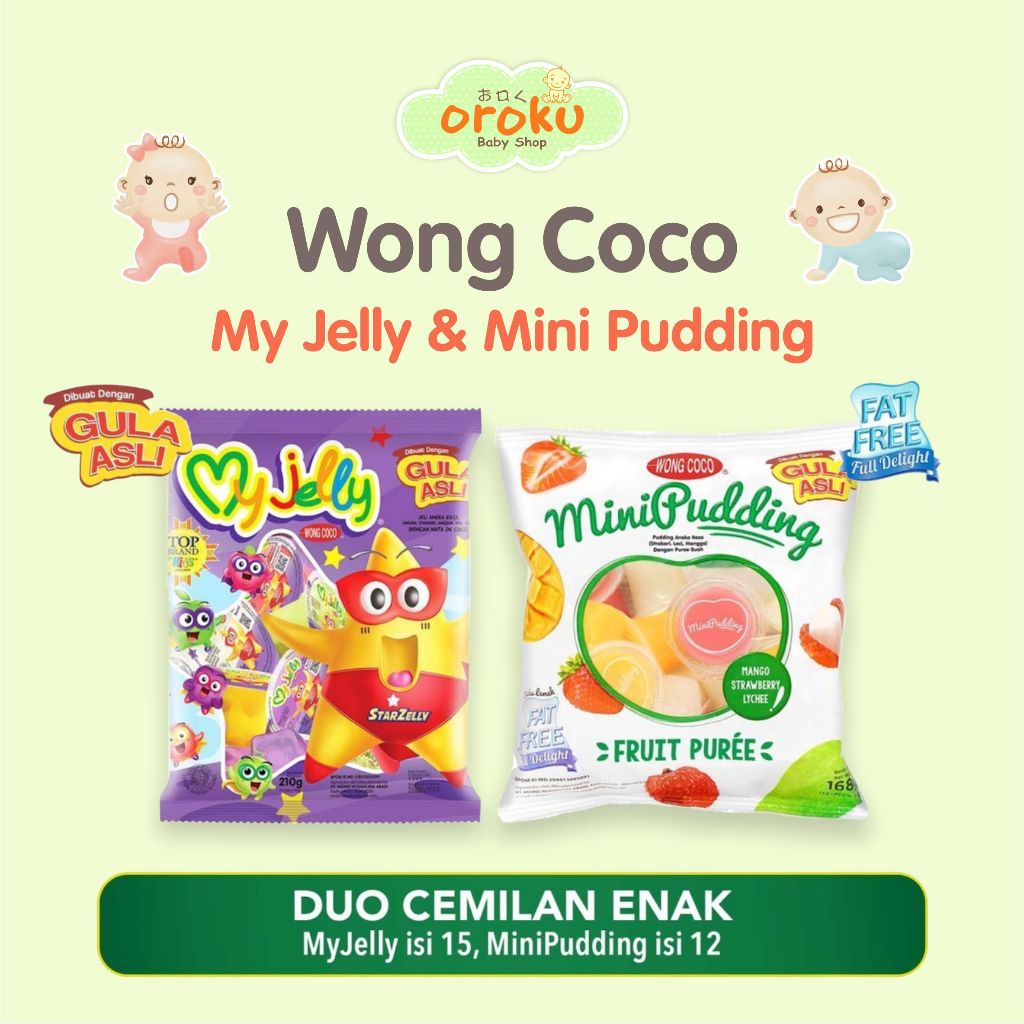 Jual MY JELLY DAN MINI PUDDING WONG COCO / PUDING JELLY UNTUK ANAK ...