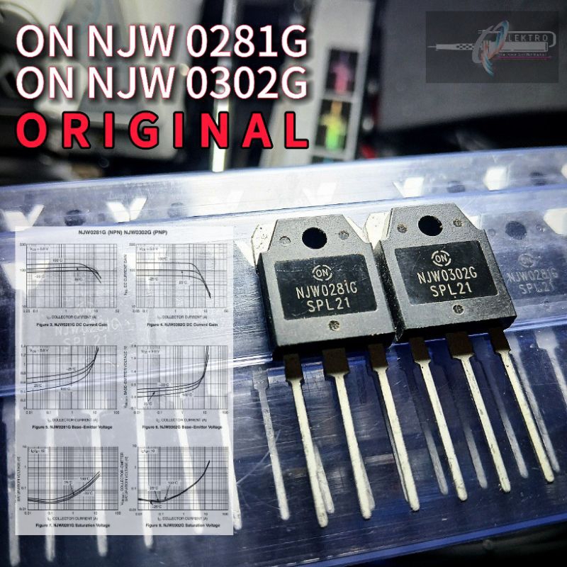 Jual Transistor ON NJW 0281G 0302G ON SEMI ORIGINAL [ SPL ] | Shopee Indonesia