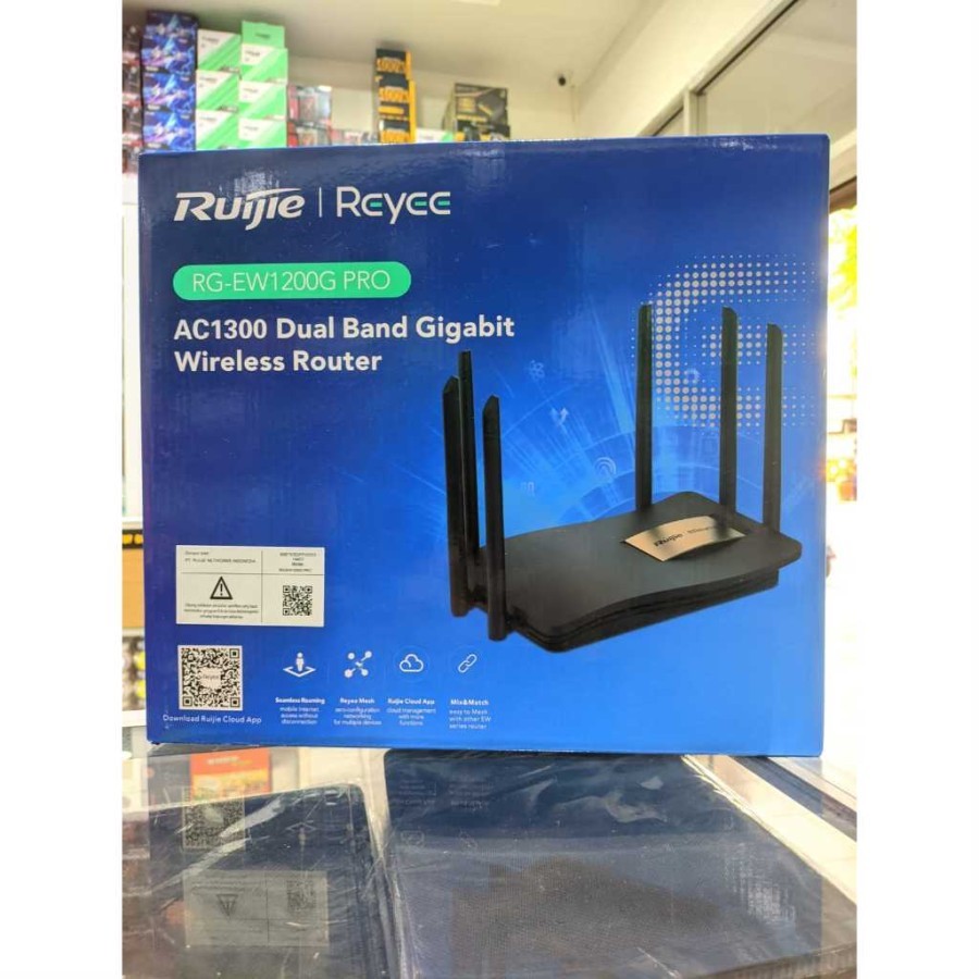 Jual RUIJIE RG-EW1200G PRO AC1300 Dual Band Gigabit Wireless Router ...