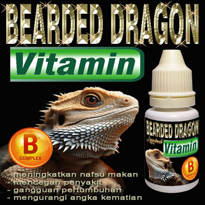 Jual BEARDED DRAGON VITAMIN CAIR OBAT GANGGUAN PERTUMBUHAN BD LIZARD ...