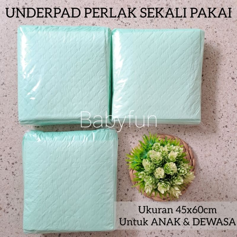 Jual UNDERPAD 45x60 UNTUK BAYI ANAK DEWASA LANSIA PERLAK SEKALI PAKAI ...