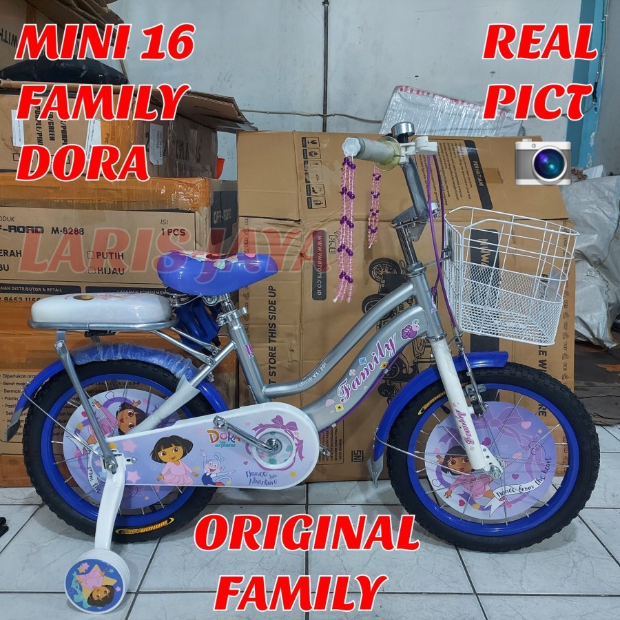 Jual SEPEDA MINI ANAK 16 INCH FAMILY DORA SEPEDA ANAK MINI 16 FAMILY ...