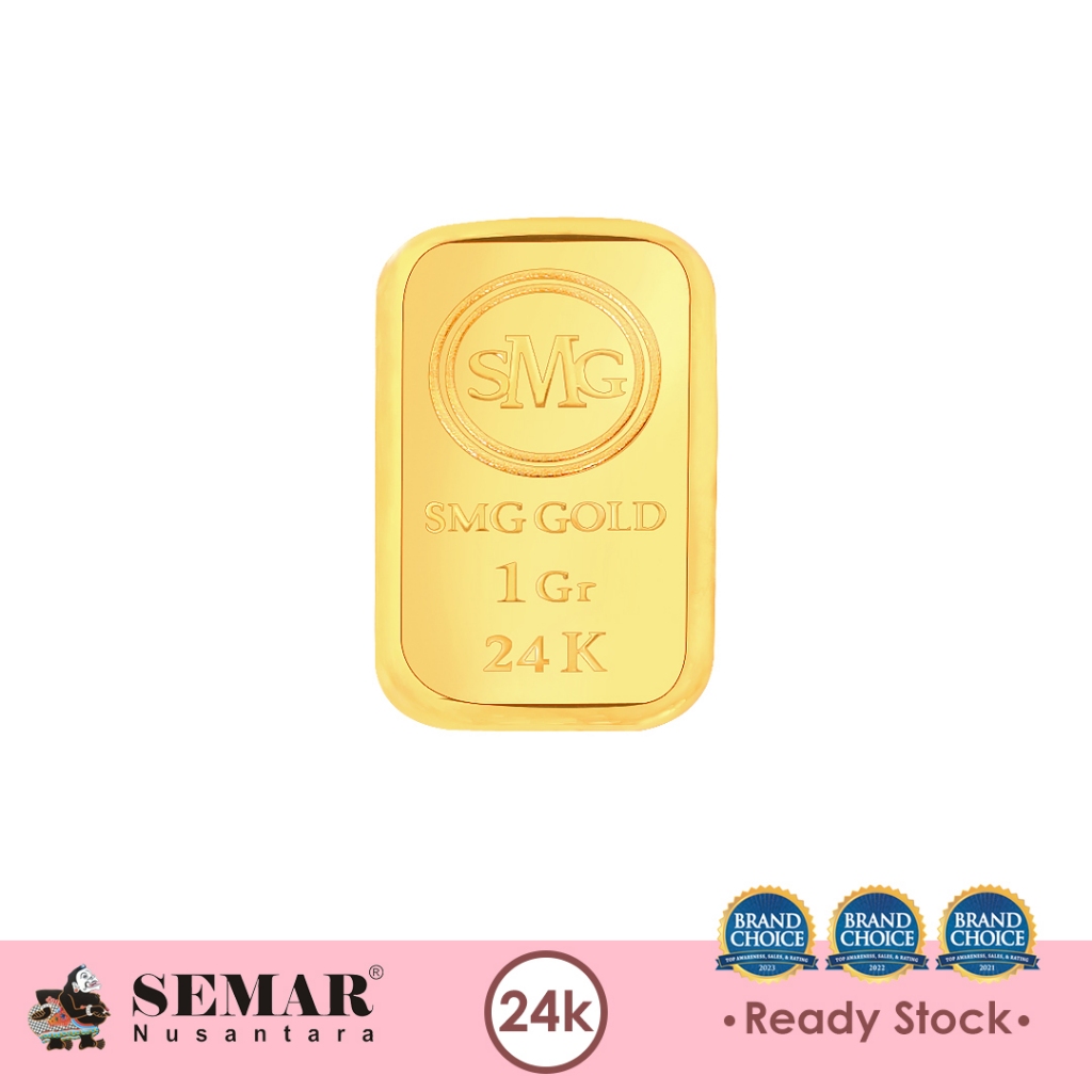 Jual Logam Mulia SMG Gold Press 1gram Emas Batangan Semar Nusantara ...