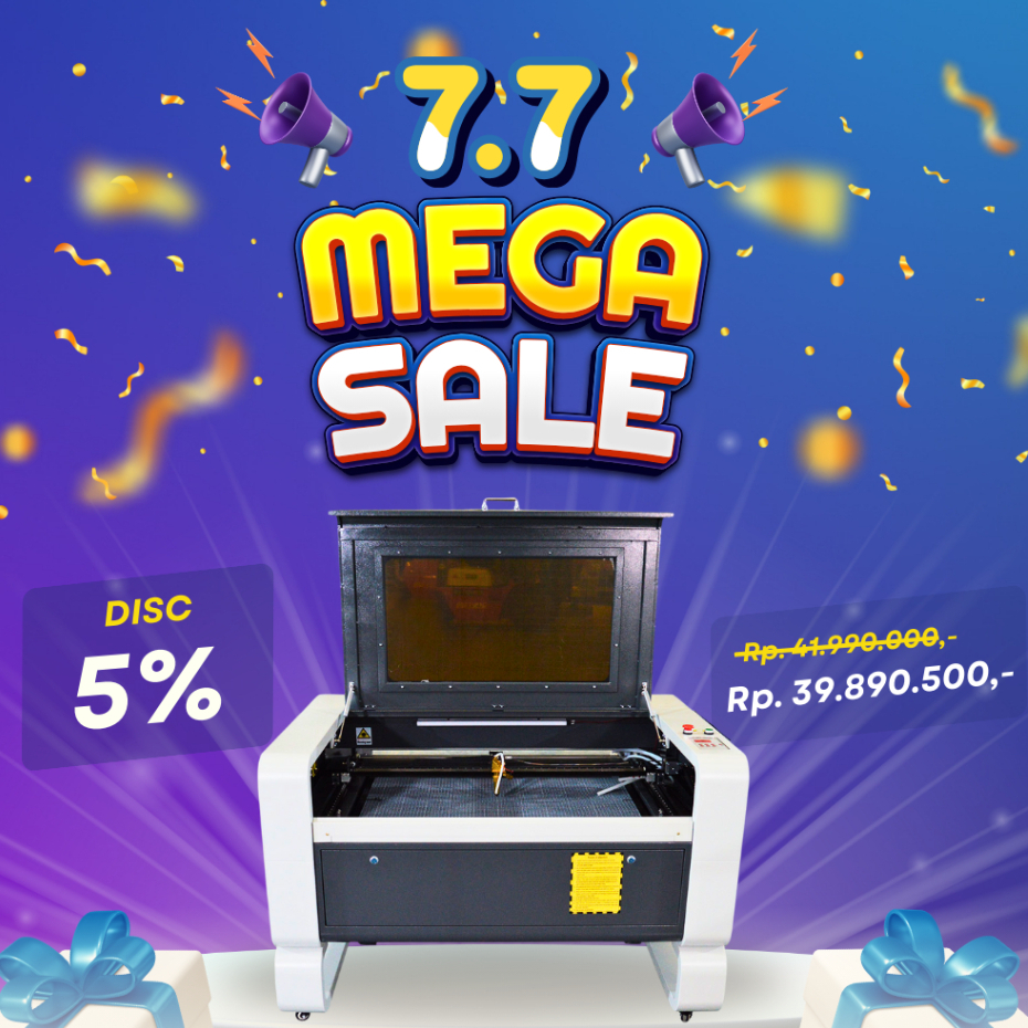 Jual Zaiku CNC LS-6090 dengan 100 Watt Laser CO2 untuk Cutting dan Grafir | Shopee Indonesia