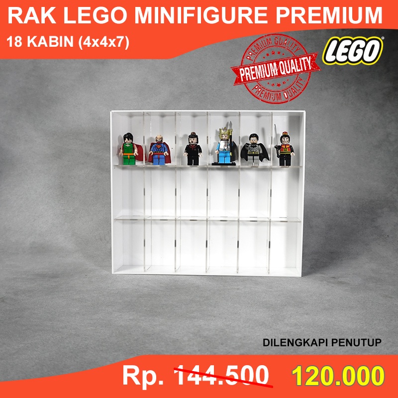 Jual TERMURAH Rak Minifig / Rak Lego / Rak Mainan / Rak Akrilik ...