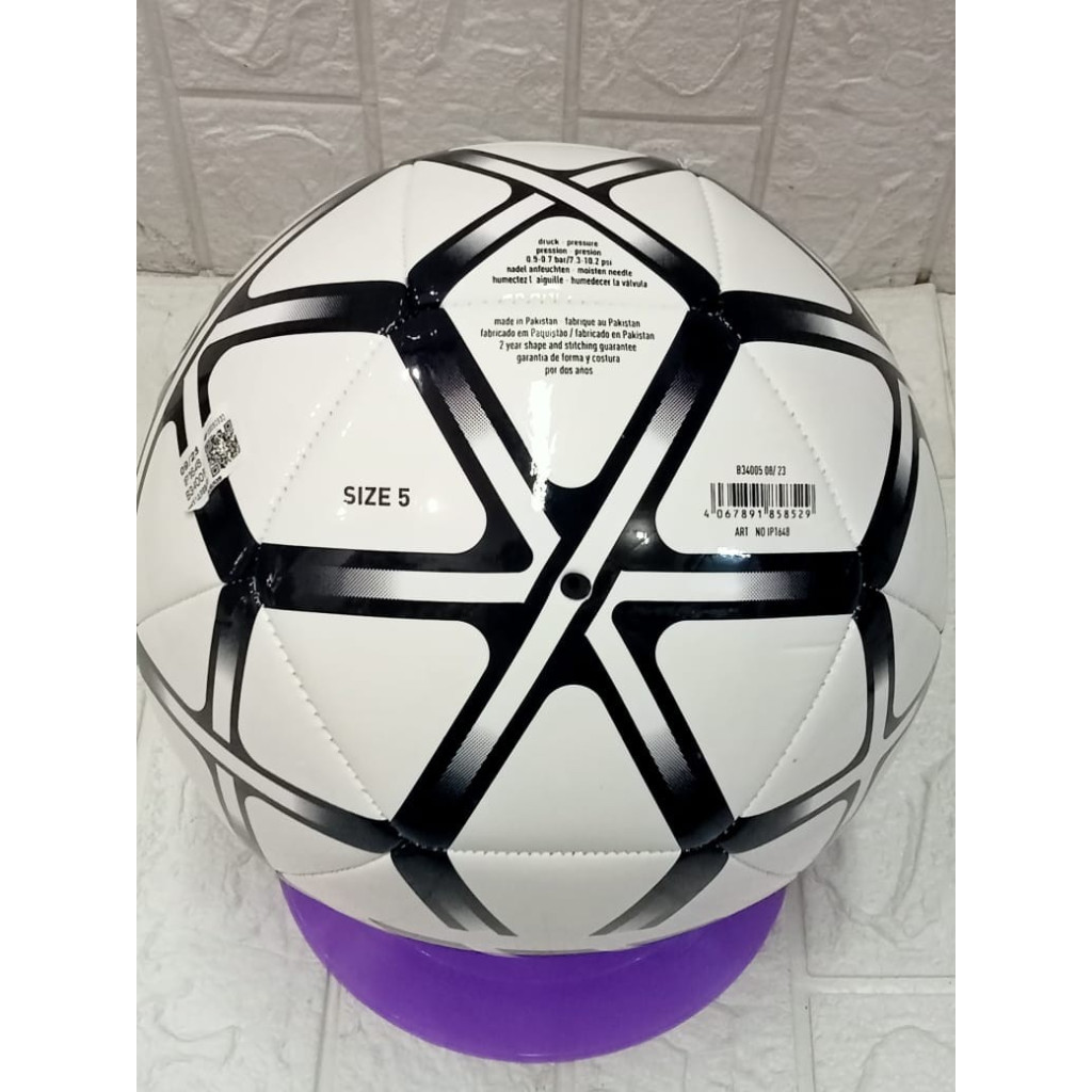 Jual Bola Sepak Size 5 Adidas Starlancer Club IP1648 (putih hitam ...