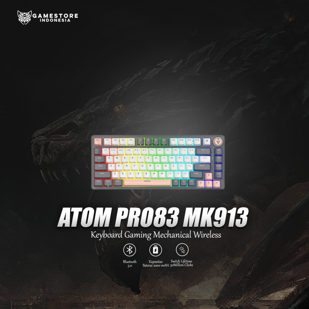 Jual Fantech ATOM PRO SERIES Wireless Keyboard Mechanical Gaming ...
