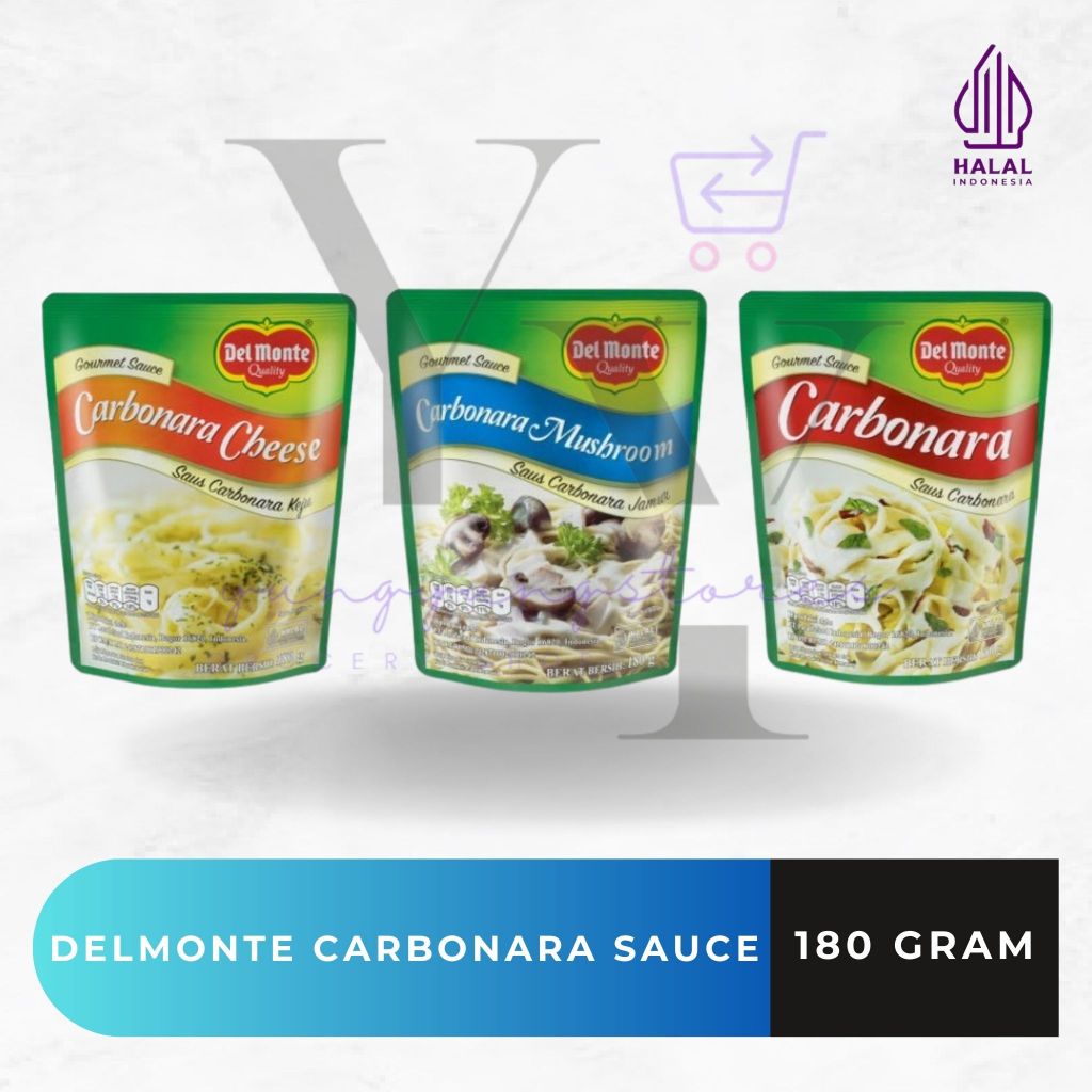 Jual Delmonte Sauce Carbonara Mushroom / Cheese 250 gram | Shopee Indonesia