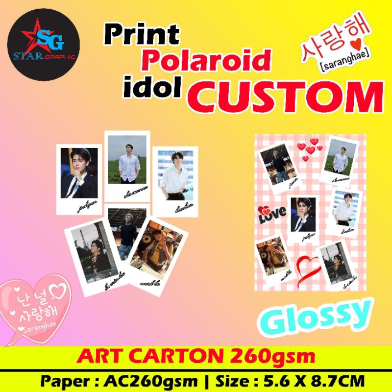 Jual Photocard Polaroid K-pop Custom | Print Digital Photocard K-Pop ...