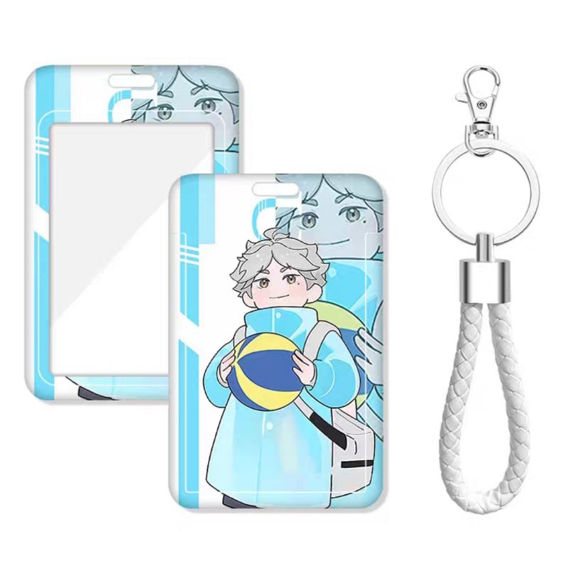 Jual ID Card Holder Name Tag Anime Haikyuu Shoyo Hinata Tobio Kageyama ...