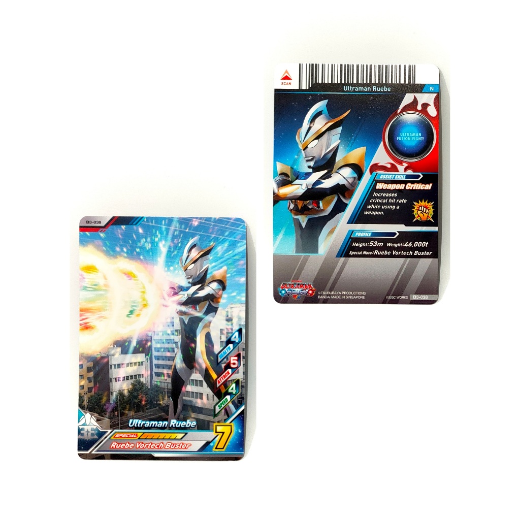 Jual Kartu Ultraman Fusion Fight R/B RUEBE B3-038 (normal) | Shopee ...