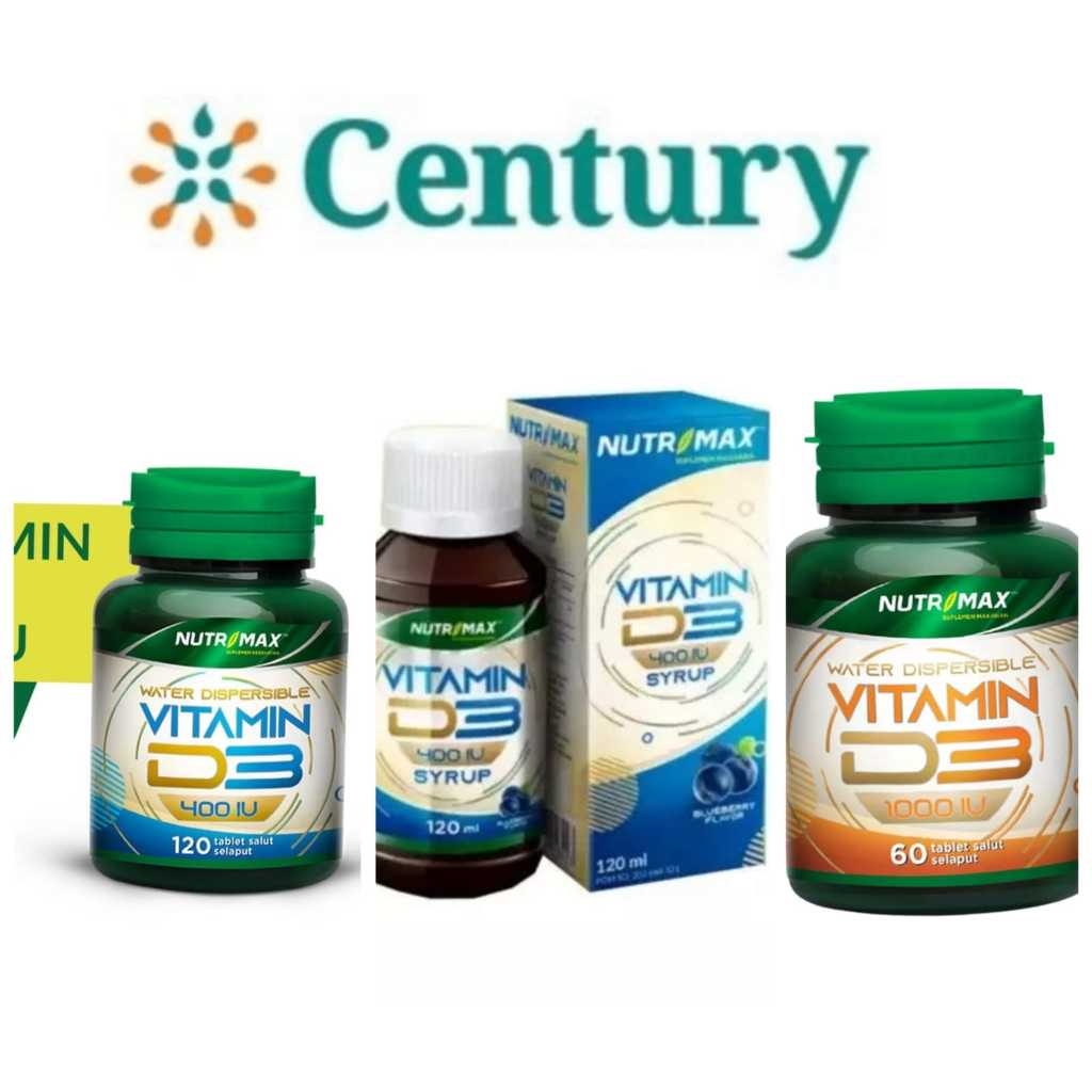 Jual Nutrimax Vitamin D3 400 IU Sirup 120 Ml & Tablet 120 400 iu ...