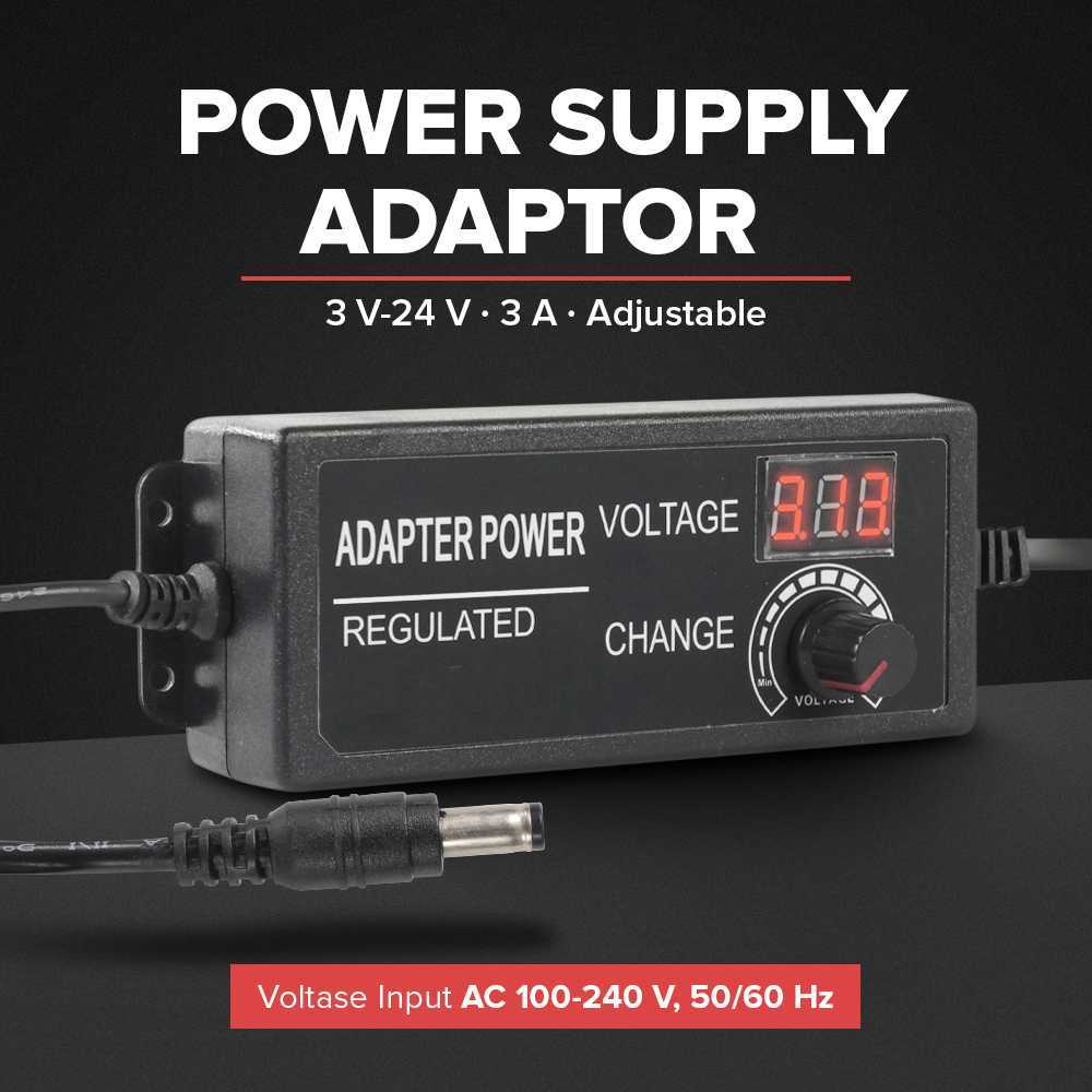 Jual Adaptor 3V - 24V 3A Power Supply AC to DC Converter Adjustable ...