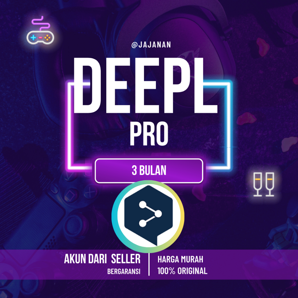 Jual [ PRIVATE] Deepl Pro ADVANCE + WRITE PRO 1 Tahun / 3 Hari / 1 Bulan | Shopee Indonesia