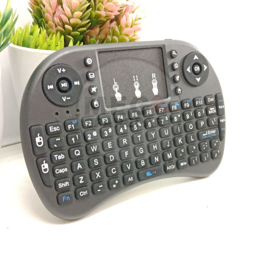 Jual KEYBOARD WIRELESS MINI I8 WARNA RGB | Shopee Indonesia