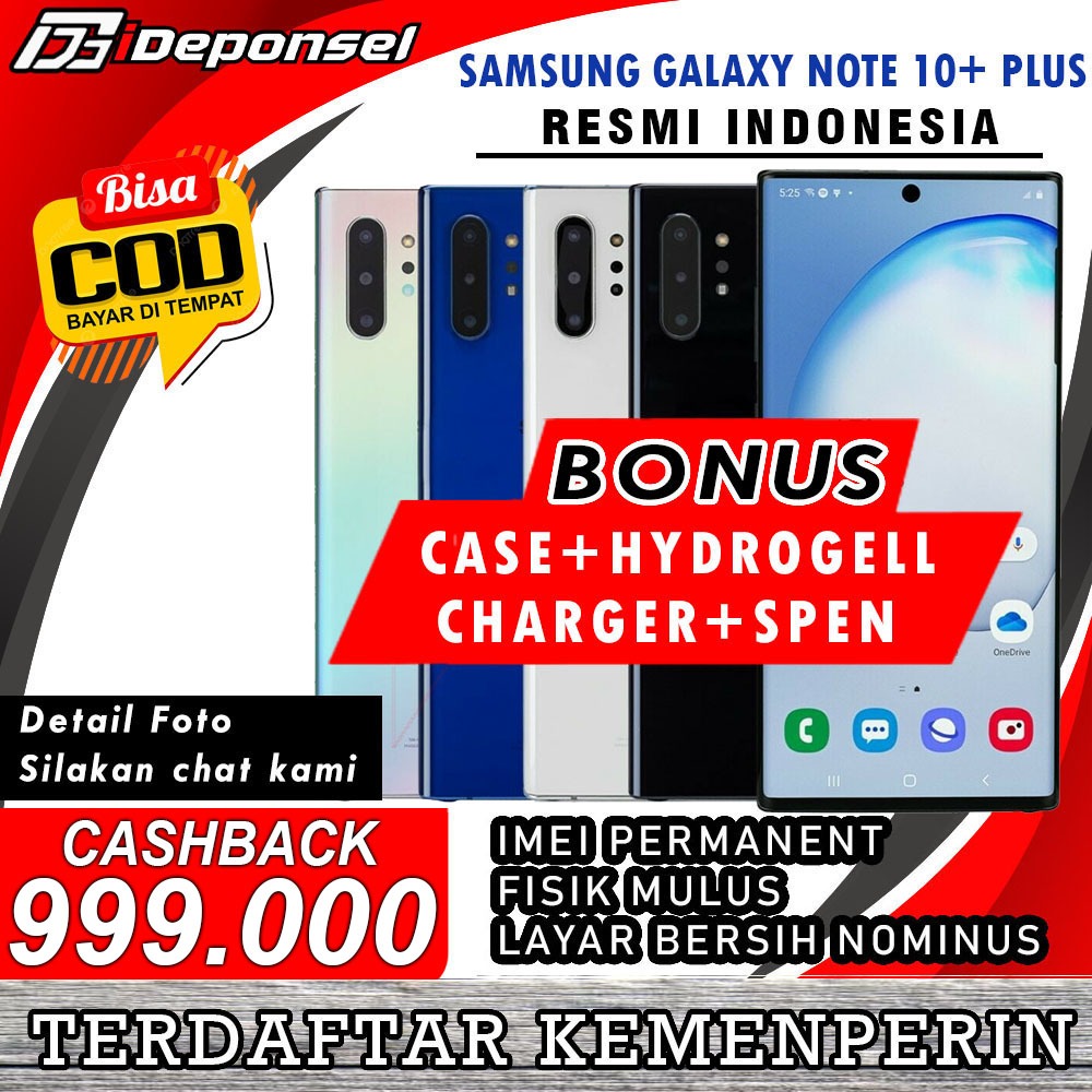 Jual SEIN | Samsung Note 10+ Plus 12/512GB 256GB | Note 10 8/256GB | Note 9 6/128GB Second Resmi ...
