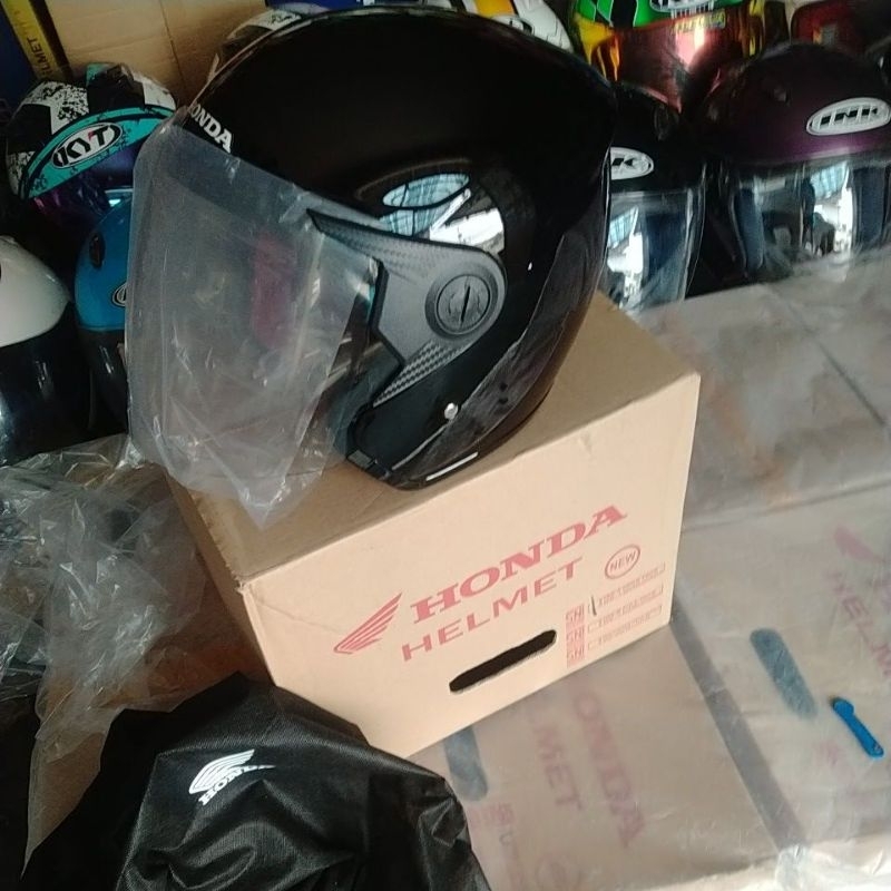 Jual helm bawaan motor honda terbaru original baru/new | Shopee Indonesia