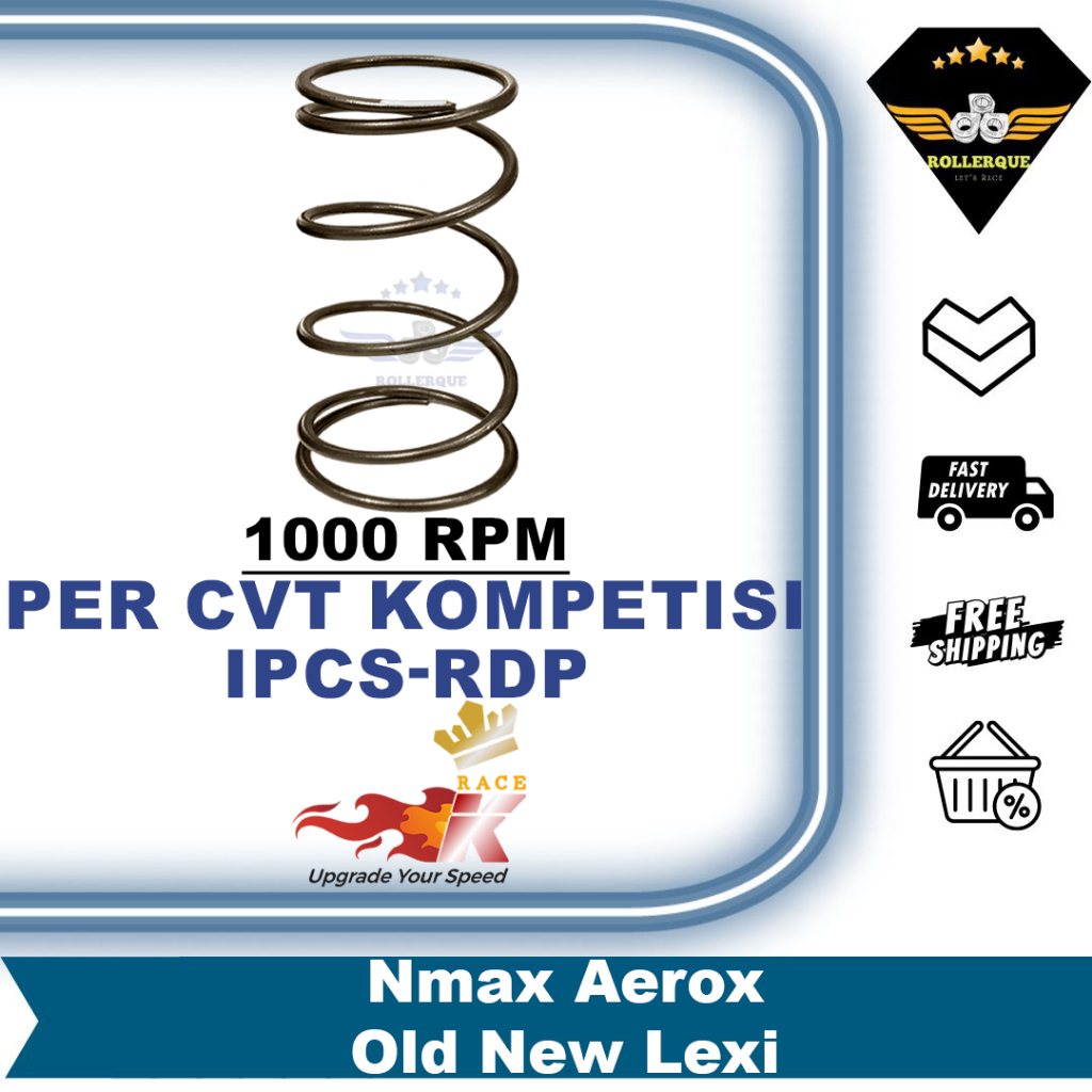 Jual Per CVT Yamaha Nmax Aerox Lexi 125/150/155 Kompetisi 1000/1500 RPM ...
