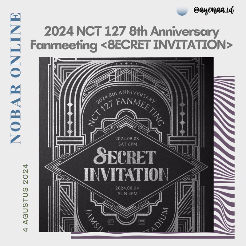 Jual SHARING NOBAR ONLINE 2024 NCT 127 8th Anniversary Fanmeeting ...