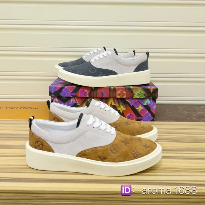 Jual Sepatu pria gaya biasa Louis Vuitton saat ini LV sepatu biasa ...