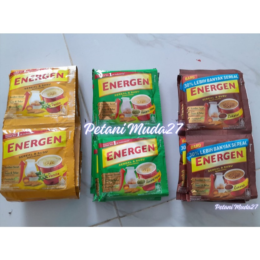 Jual Energen Sereal Minum Dan Makanan Bergizi 3pcs | Shopee Indonesia