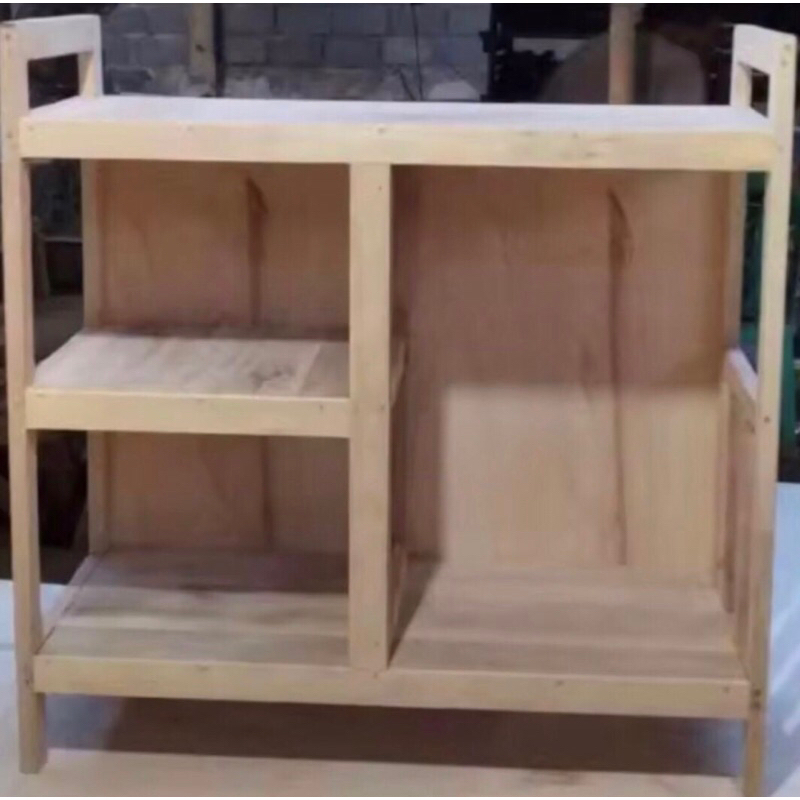 Jual rak meja serbaguna,berbahan dasar rangka kayu dengan papan ...