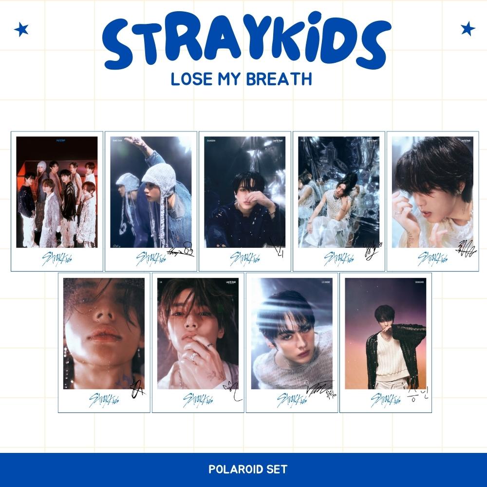 Jual POLAROID STRAY KIDS LOSE MY BREATH (ISI 9 PCS + LAMINASI 2 SISI) TANDA TANGAN TTD KPOP ...