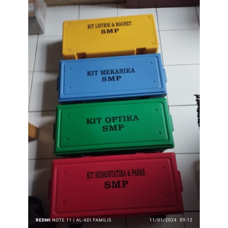 Jual KIT IPA FISIKA SMP SATUSET 4 BOX, MEKANIKA, LISTRIK, OPTIKA, PANAS ...