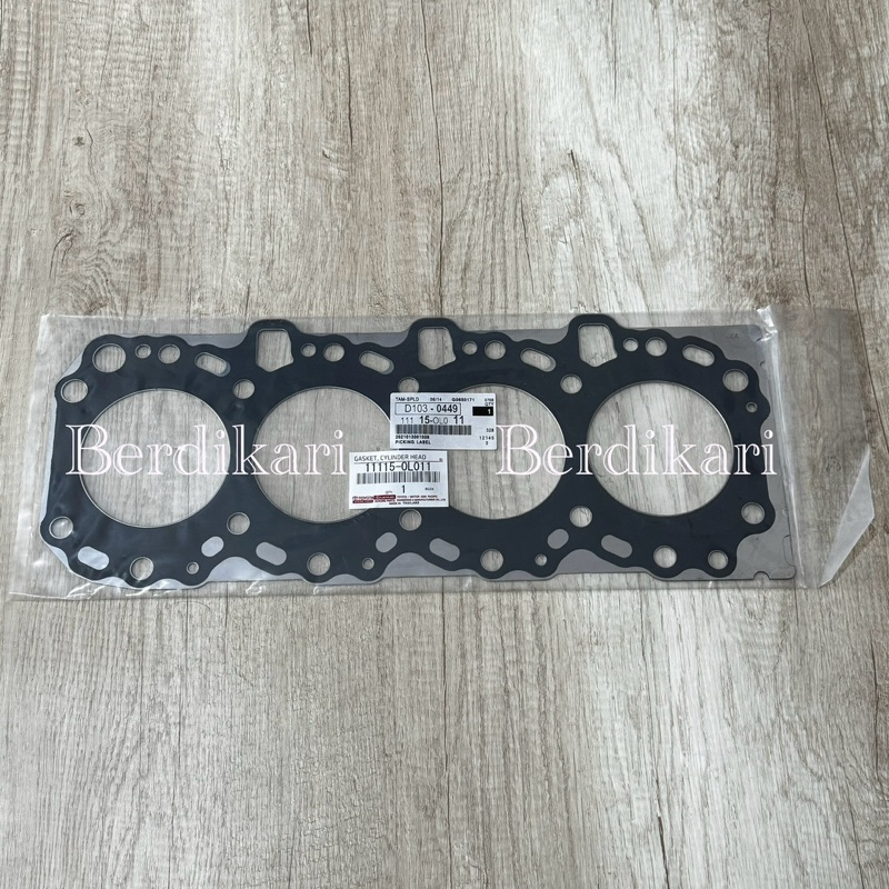 Jual GASKET CYLINDER HEAD PACKING KOP DEKSEL PERPAK ONLY TOYOTA HILUX 2.5 INNOVA FORTUNER DIESEL ...
