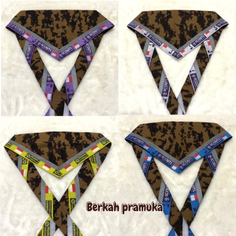 Jual SCRAF LORENG PRAMUKA LIST SCOUT WOSM BERPARIAN WARNA | Shopee ...