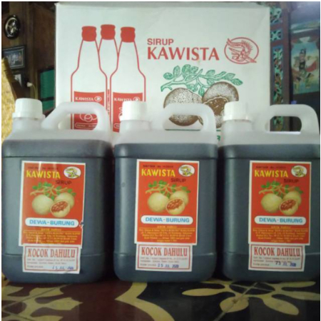 Jual Kawista Dewa Burung Sirup Khas Rembang Kemasan Jerigen 2 liter ...
