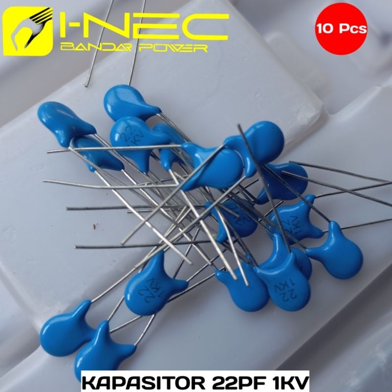 Jual Kapasitor Cramic disc 22pF 1kv (10pcs) | Shopee Indonesia