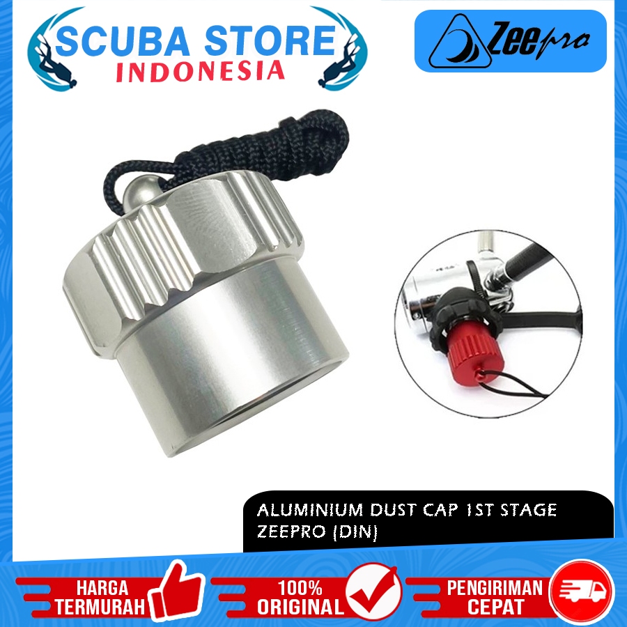 Jual Aluminium Dust Cap First 1st Stage Zeepro DIN Penutup Regulator ...