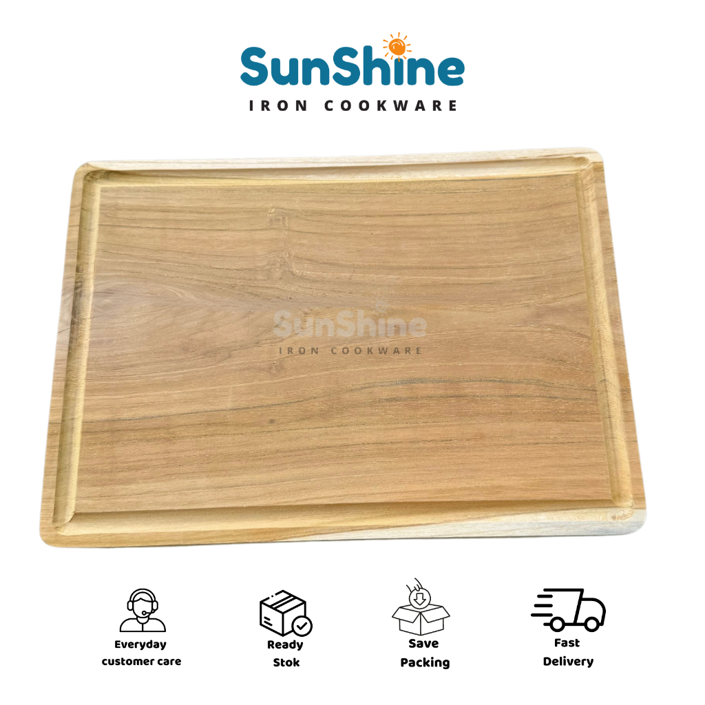 Jual Tatakan Kayu / Wooden Tray / Piring Saji Kayu / Tatakan Kayu Edge ...