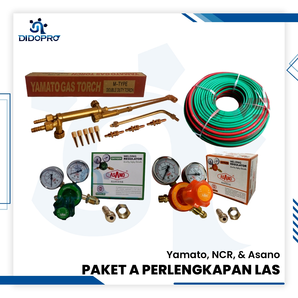 Jual PAKET BLENDER LAS YAMATO REGULATOR OKSIGEN ACETYLENE / PAKET HEMAT PERLENGKAPAN ALAT LAS ...