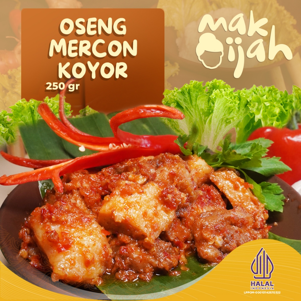 Jual OSENG MERCON KOYOR TETELAN SAPI PEDAS SIAP MAKAN | Shopee Indonesia